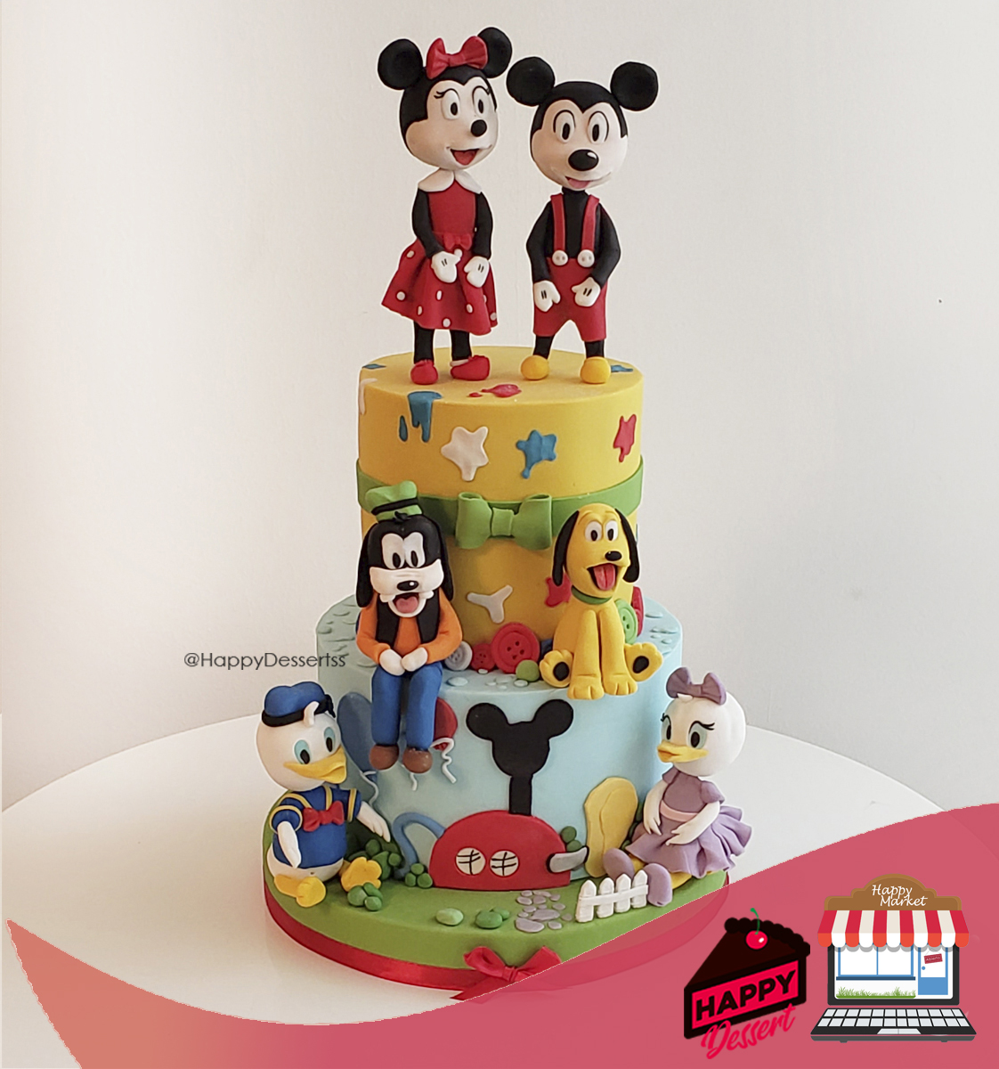 Pastel Mickey Mouse - HAPPY DESSERT