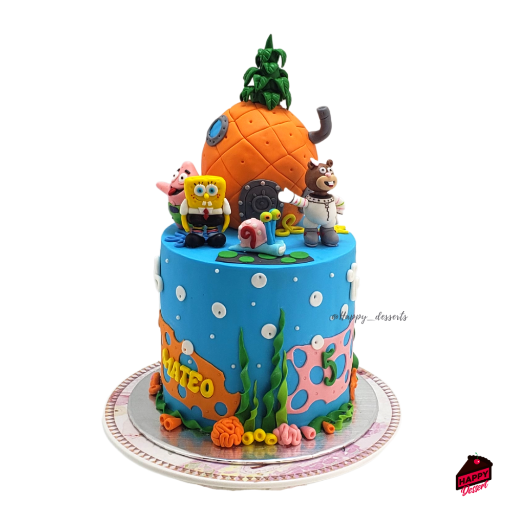 Pastel Bob Esponja - HAPPY DESSERT
