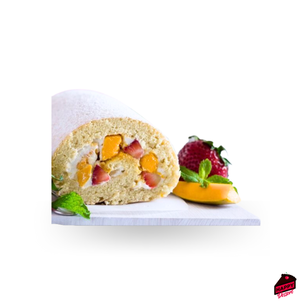 PIONONO FRUTADO CON FRESAS Y DURAZNO - HAPPY DESSERT