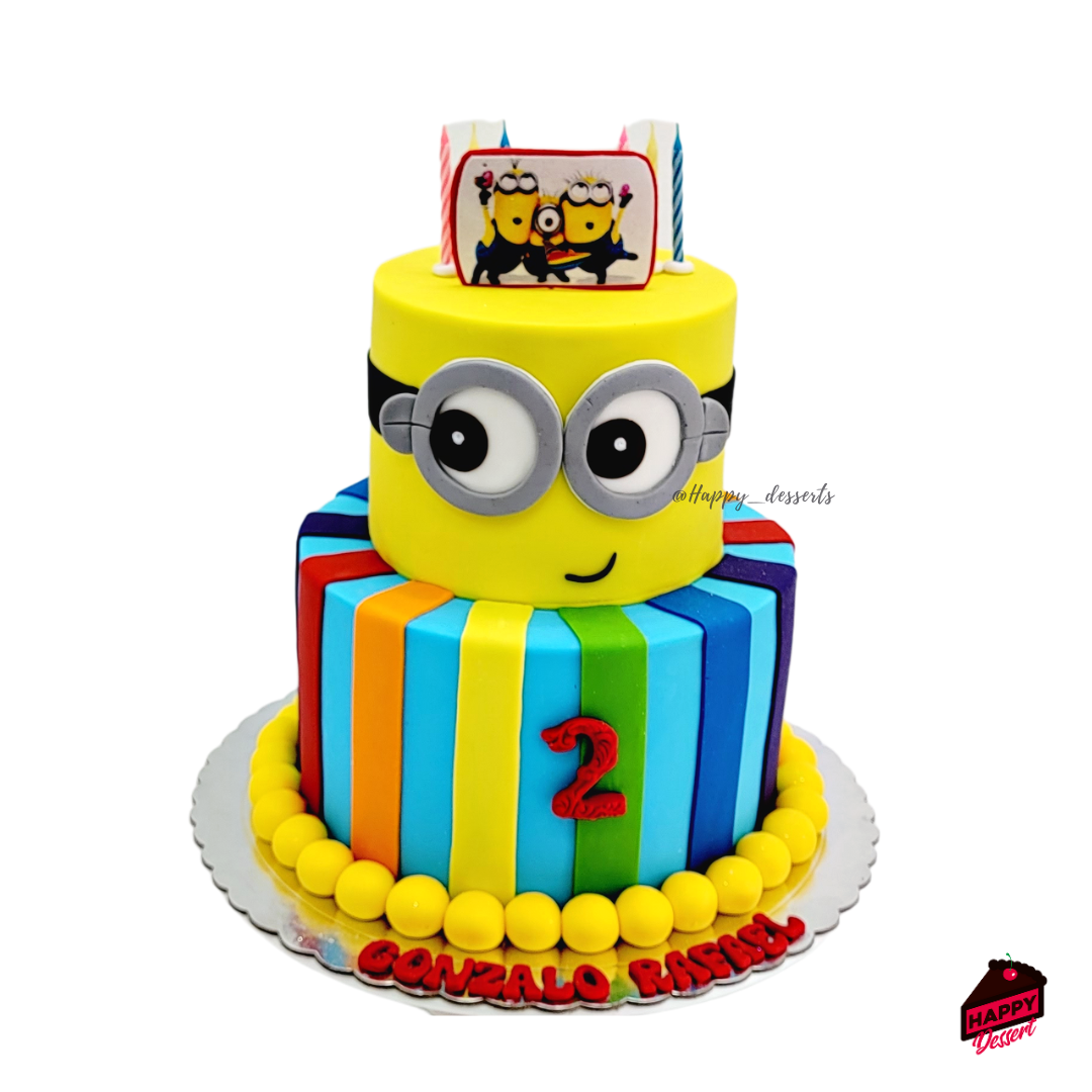 Pastel De Minions Minions Theme Cake The Minions Are All Edible And