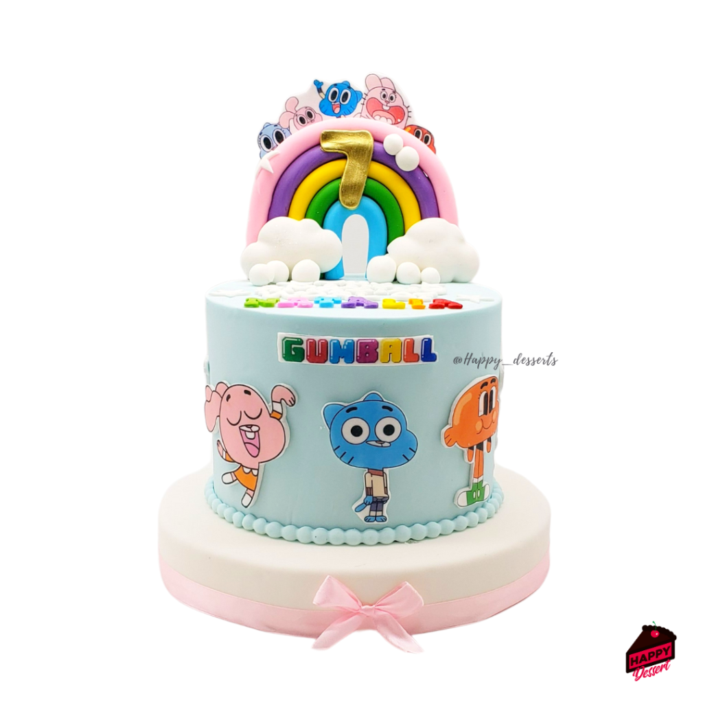 Pastel El Maravilloso Mundo De Gumball - HAPPY DESSERT Pastel El ...