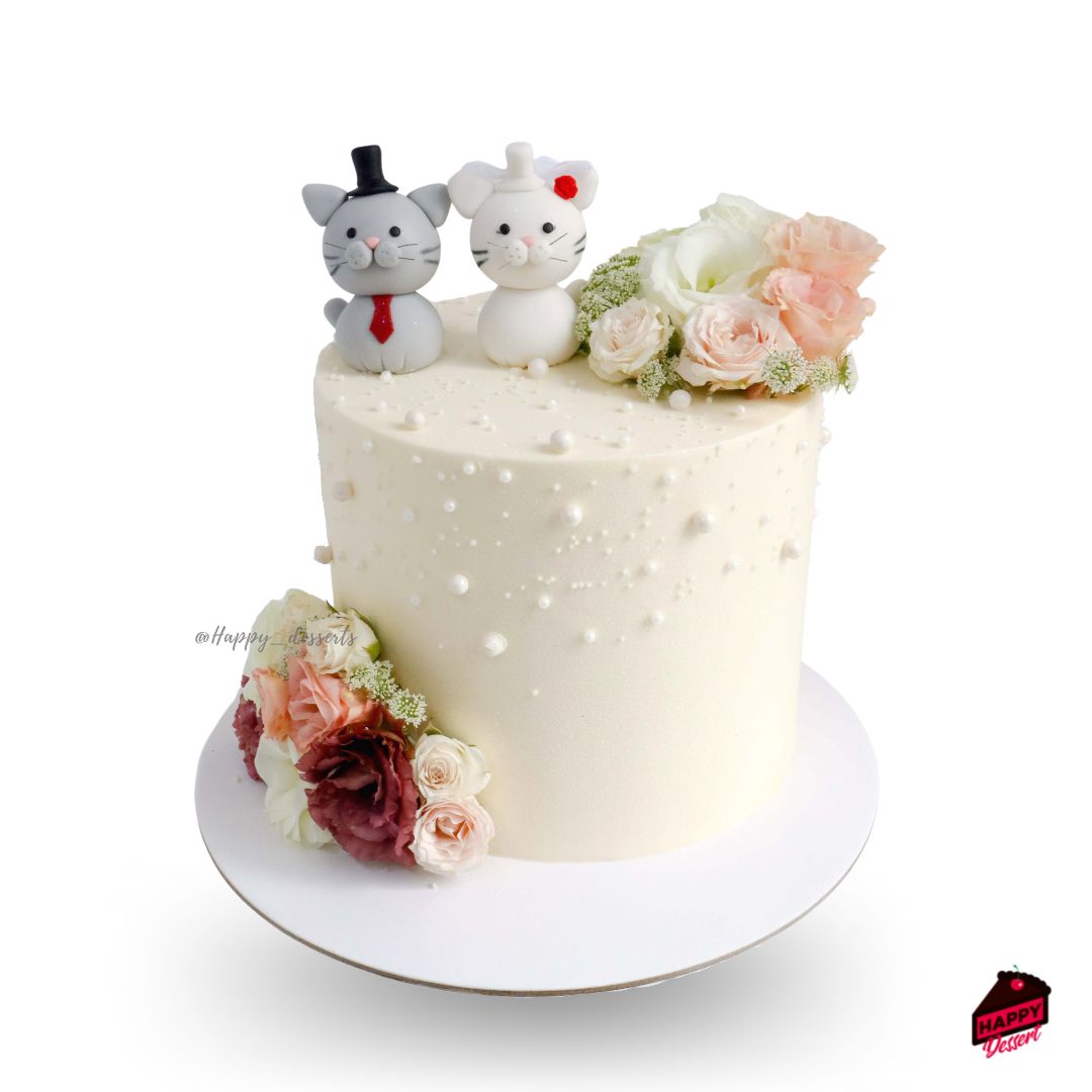 Gatito Pastel Entre Flores La Tarta Más Fácil Para Gatos, Te