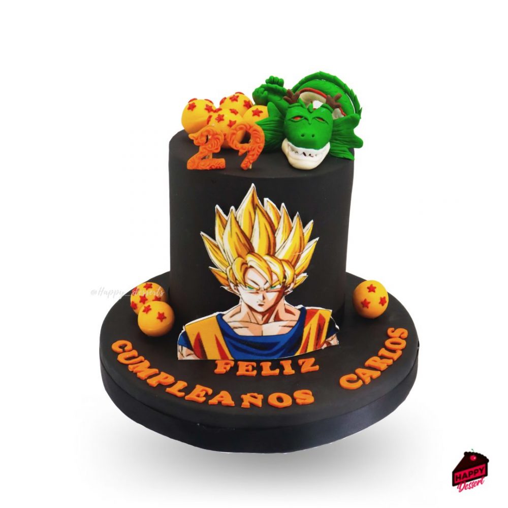 Pastel Dragon Ball - Carlos - Goku - HAPPY DESSERT Pastel Dragon Ball ...