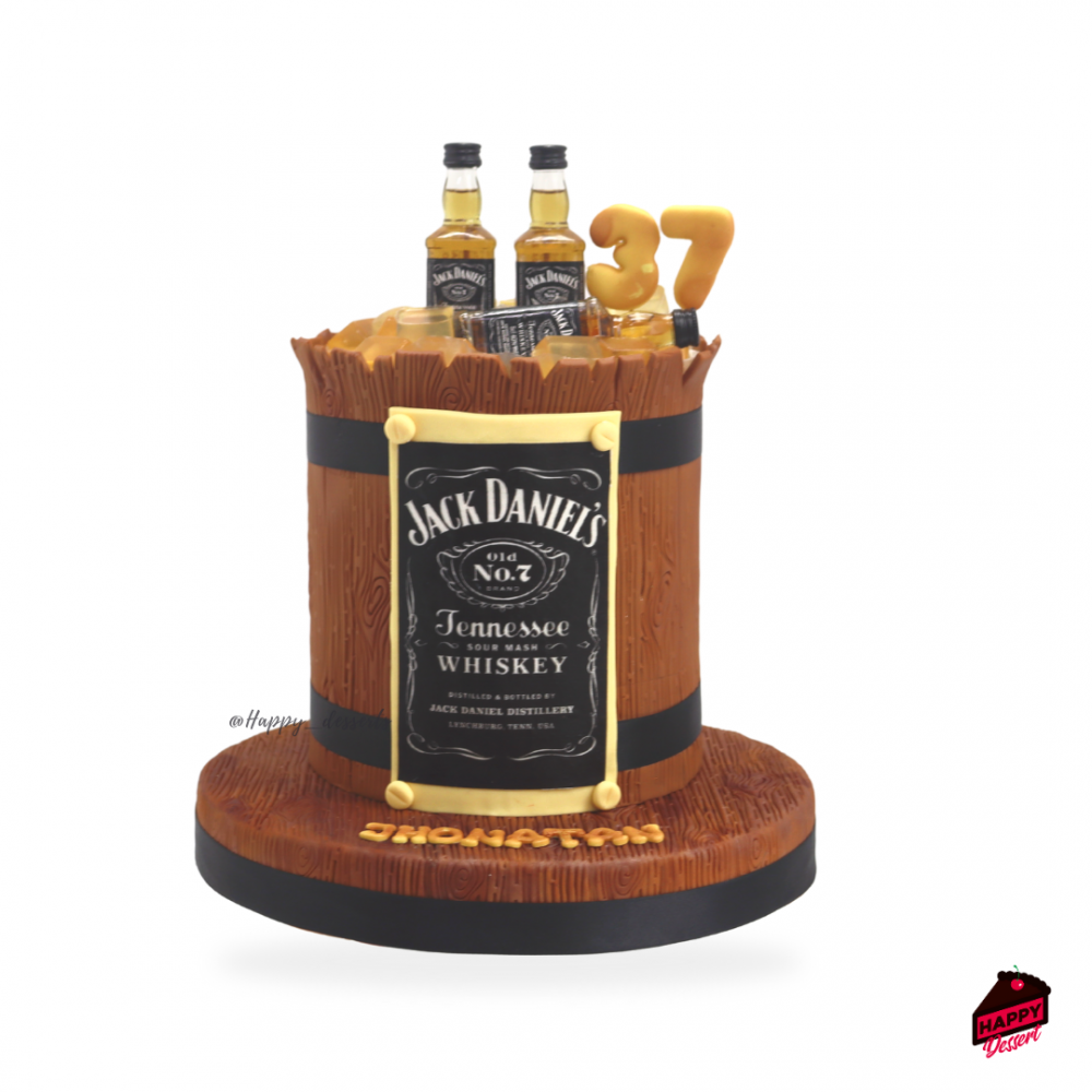 Pastel Jack Daniels - HAPPY DESSERT Pastel Jack Daniels