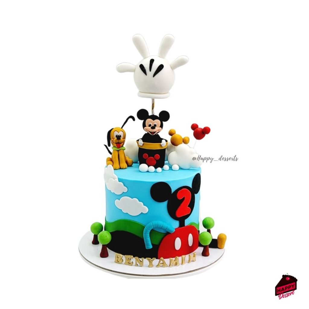 Pastel Mickey Mouse y Pluto - HAPPY DESSERT
