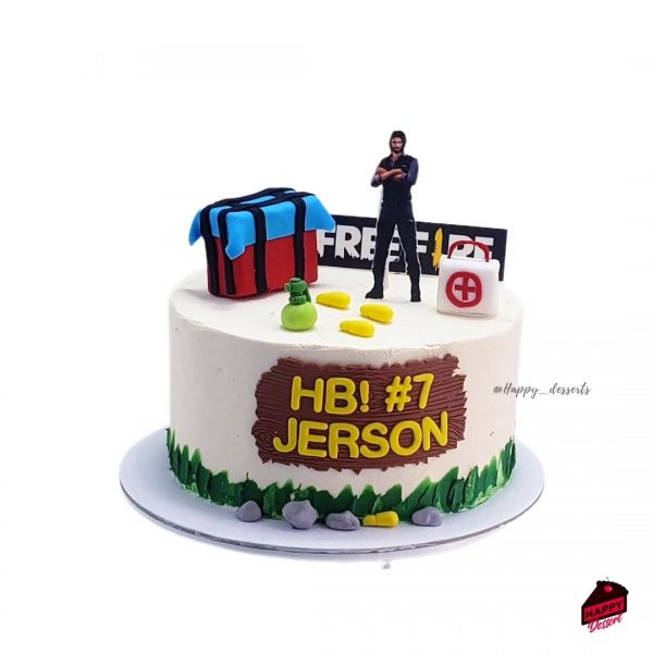 Pastel Free Fire - HAPPY DESSERT