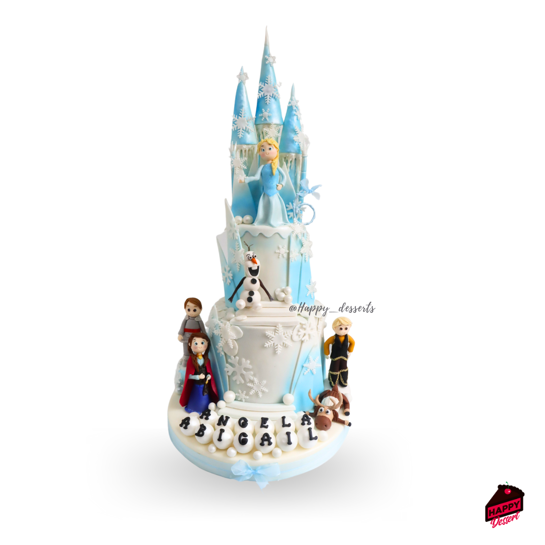Pastel Castillo de Frozen - HAPPY DESSERT